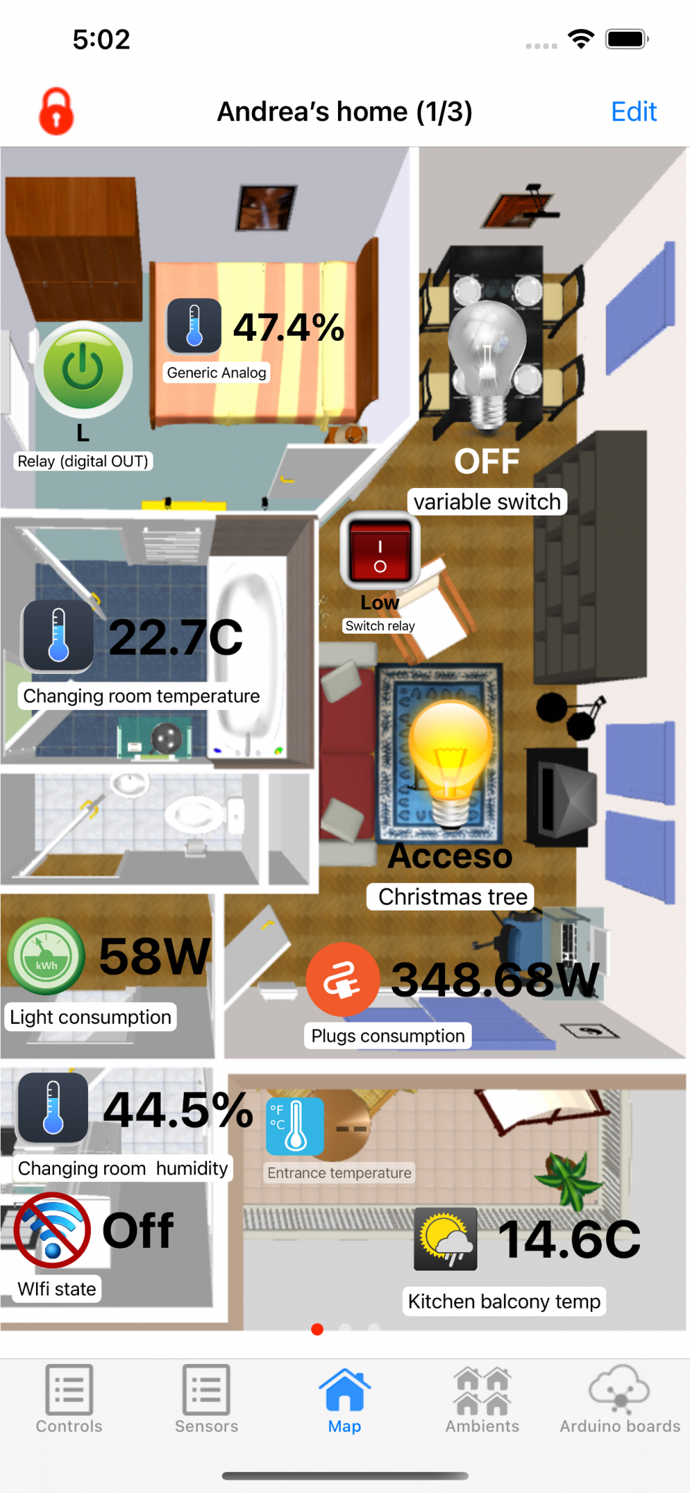 AndruinoApp - Arduino IoT for iPhone | Wired and Wireless Home sensors ...